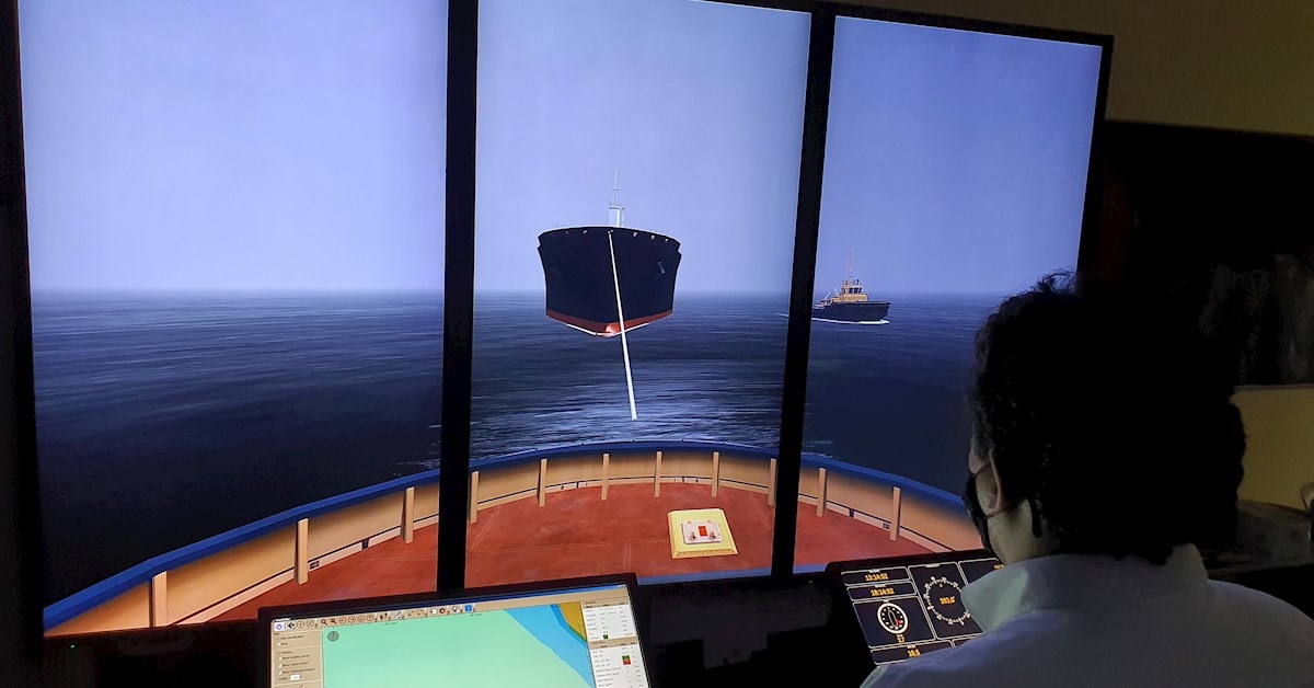 Port study and simulator training ensure safe operation at the ...
