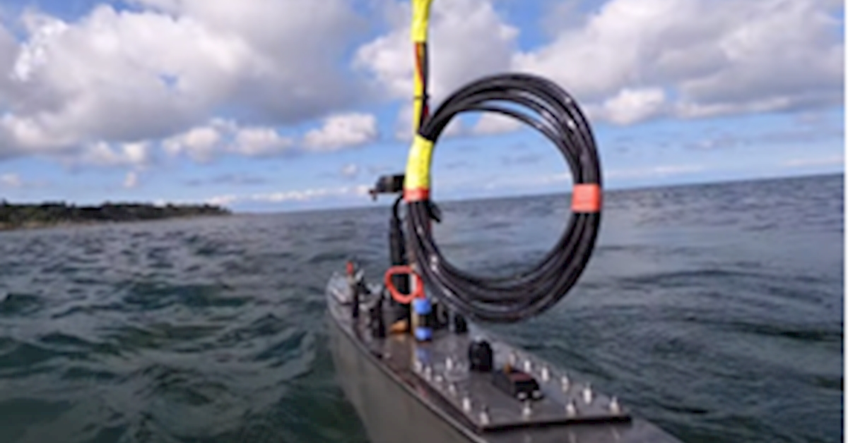 Sensorbåd modstår bølger og blæst med laserteknologi