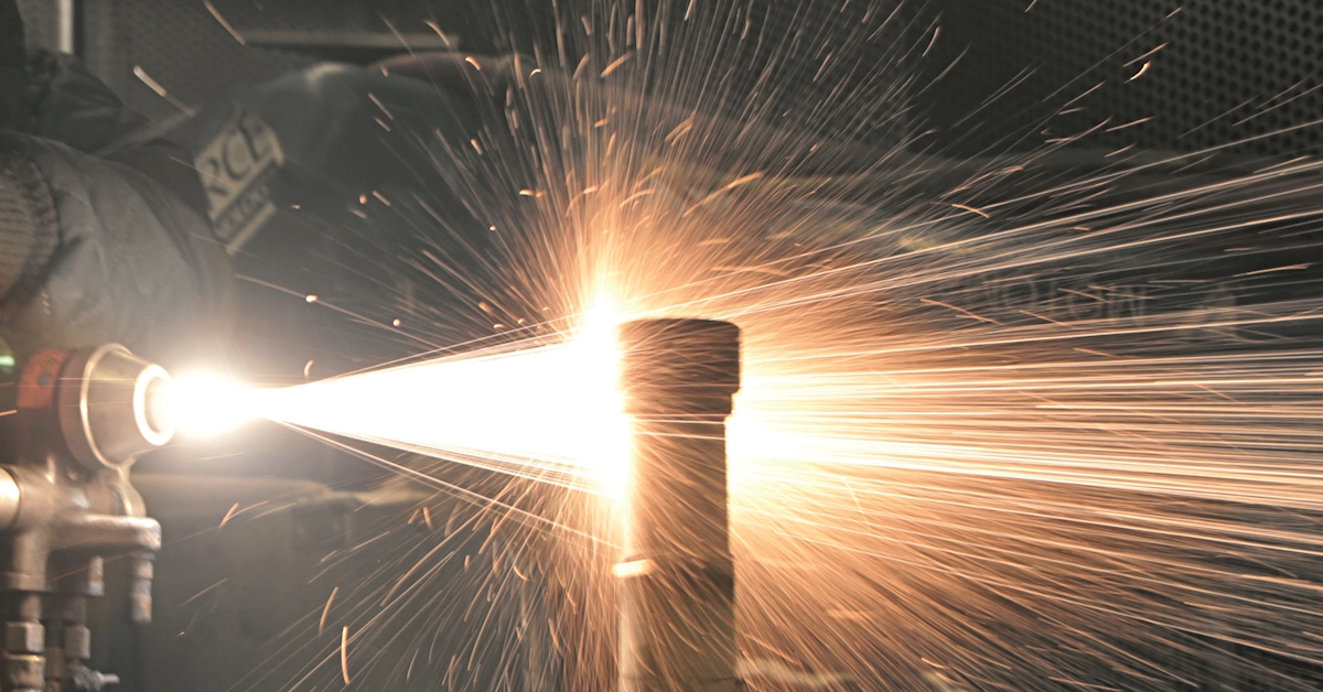 Thermal spraying improves and modifies surfaces