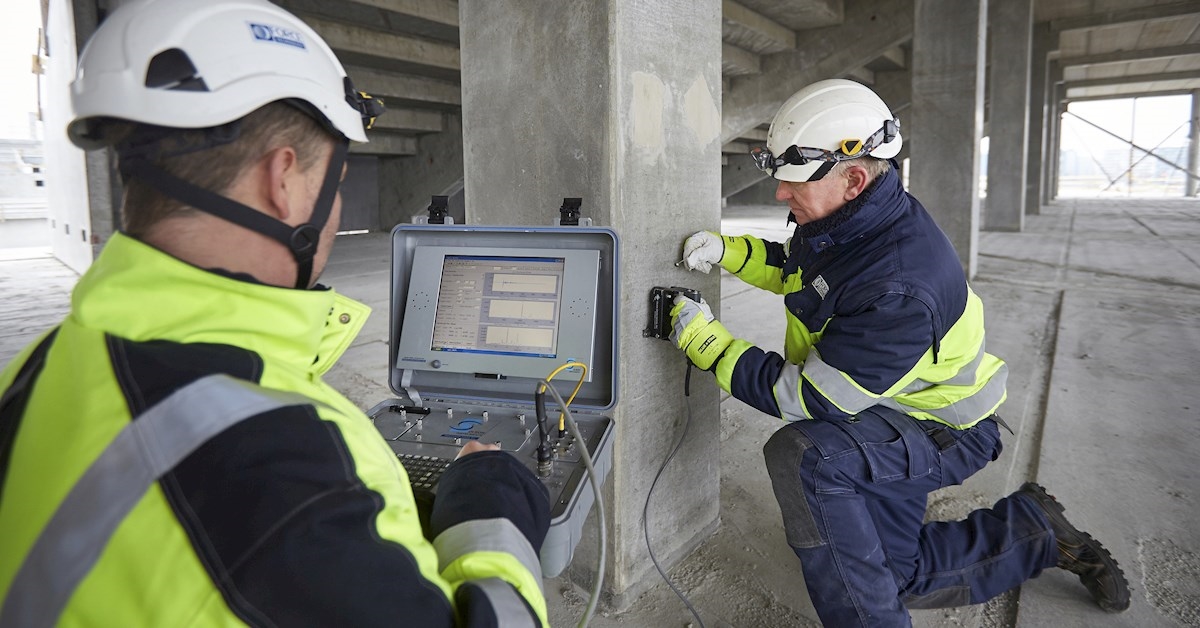 Non-destructive testing of concrete